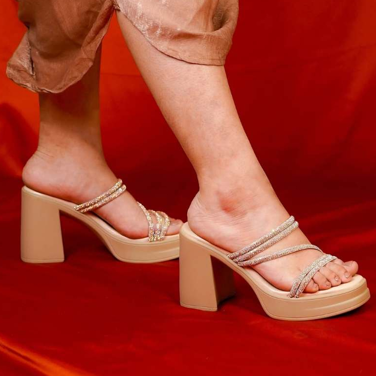 Jual Pollux Classic WPOAS 02 - Sandal Heels Wanita Bahan Kulit Asli ...