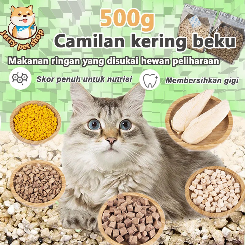 Jual 500g Snack Kucing Makanan Kucing,Cemilan dada ayam, kuning telur ...