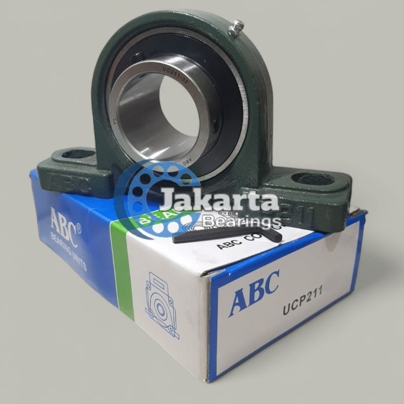 Jual PILLOW BLOCK UCP211 as 55mm / UCP 211-32 as 2 inchi 50,8mm MERK ABC | Shopee Indonesia