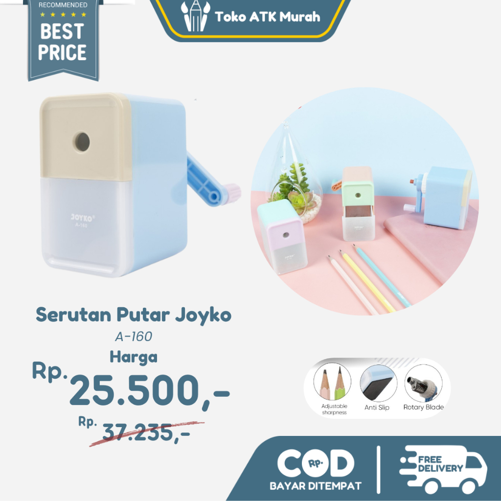 Jual Serutan Joyko A-160 Rautan Sharpener Giling | Shopee Indonesia