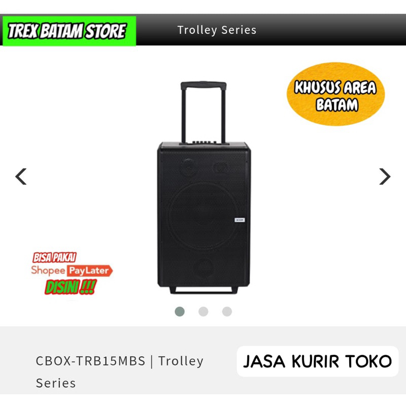 Jual SHARP SPEAKER TROLLEY TRB12MBS 12 INCH FREE 2 MIC GARANSI RESMI ...