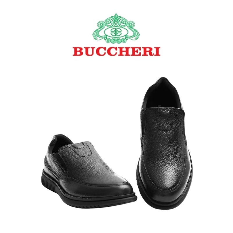 Jual BUCCHERI MAGO Sepatu Loafer Pria Full LeatheR-BR2241-BLACK ...