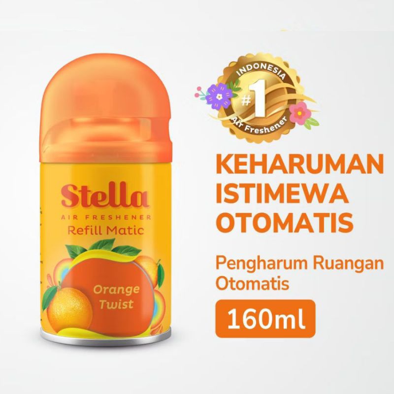 Jual Stella Matic Refill Orange Twist 160 ml - Isi Ulang Stella Matic ...