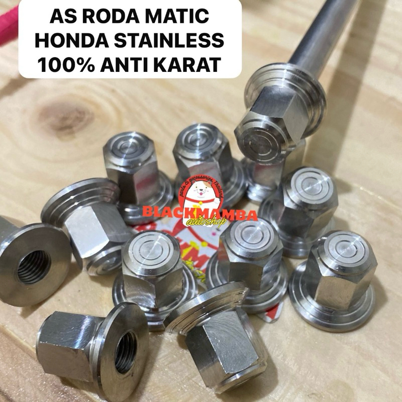 Jual AS RODA DEPAN WAVE BEAT VARIO SCOOPY PCX STYLO GENIO STAINLESS ...