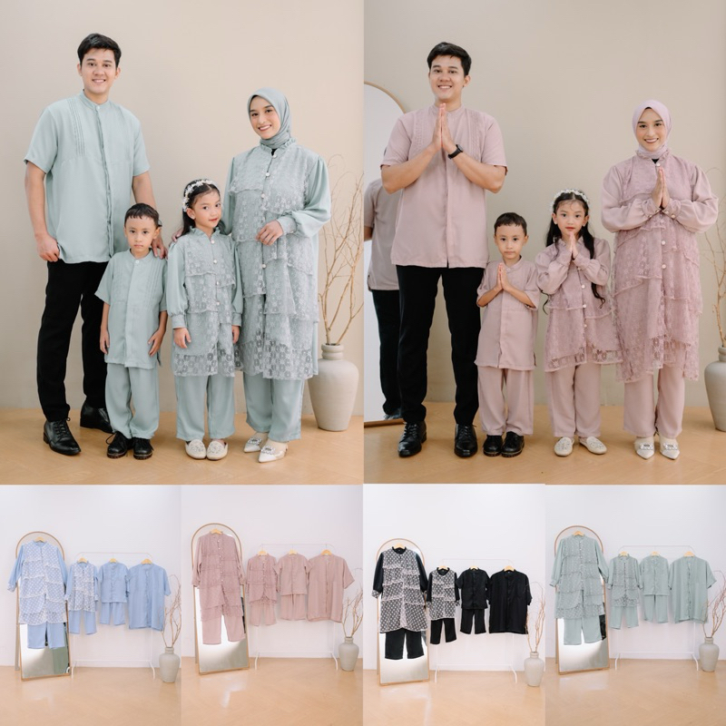 Jual BARUNI FAMILY SET RAYA Series Sarimbit Baju Lebaran Keluarga 2025 ...