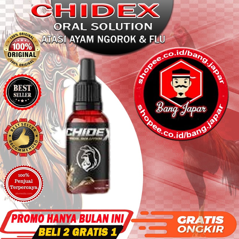 Jual CHIDEX - OBAT AYAM NGOROK CRD SNOT PILEK FLU RADANG TENGGOROKAN SEMUA JENIS AYAM AMPUH ...