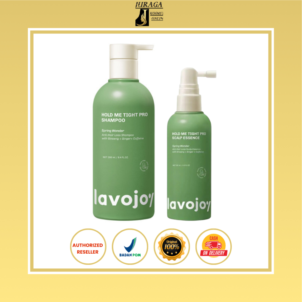 Jual Lavojoy Hold Me Tight Pro Shampoo 280ml - Lavojoy Scalp Essence 60 ...