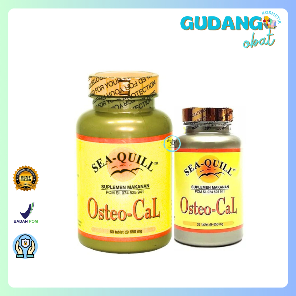 Jual Sea-Quill Osteo Cal 30's dan 60's - Calcium Tulang Kalsium ...