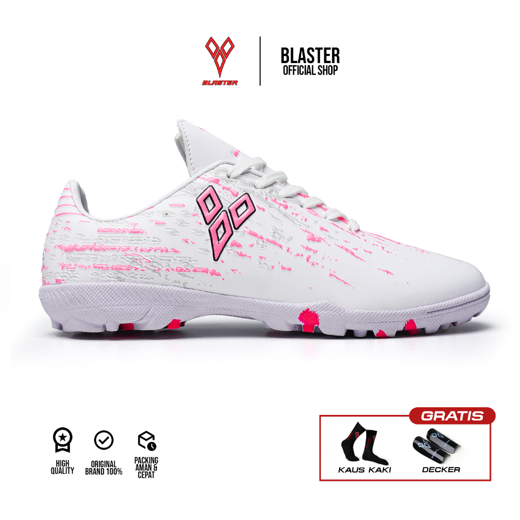 Jual BLASTER - Stride Putih Pink Sepatu Futsal Anak dan Dewasa Mini ...