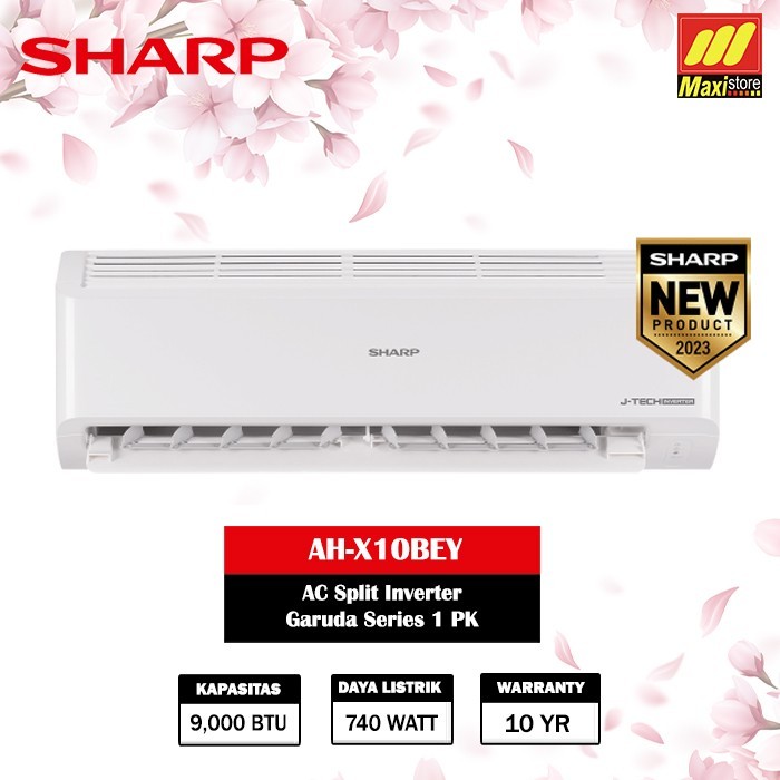 Jual AC SHARP AH-X10BEY AC SPLIT 1 PK INVERTER | Shopee Indonesia