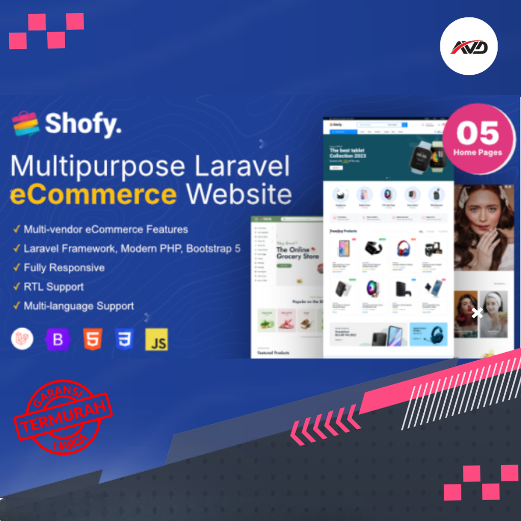 Jual Shofy - eCommerce & Marketplace Laravel Source Code | Shopee Indonesia