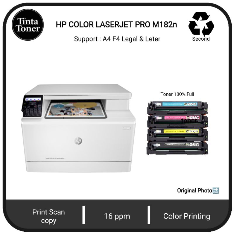 Jual Hp Color laserjet Pro Mfp M182n print scan copy | Shopee Indonesia