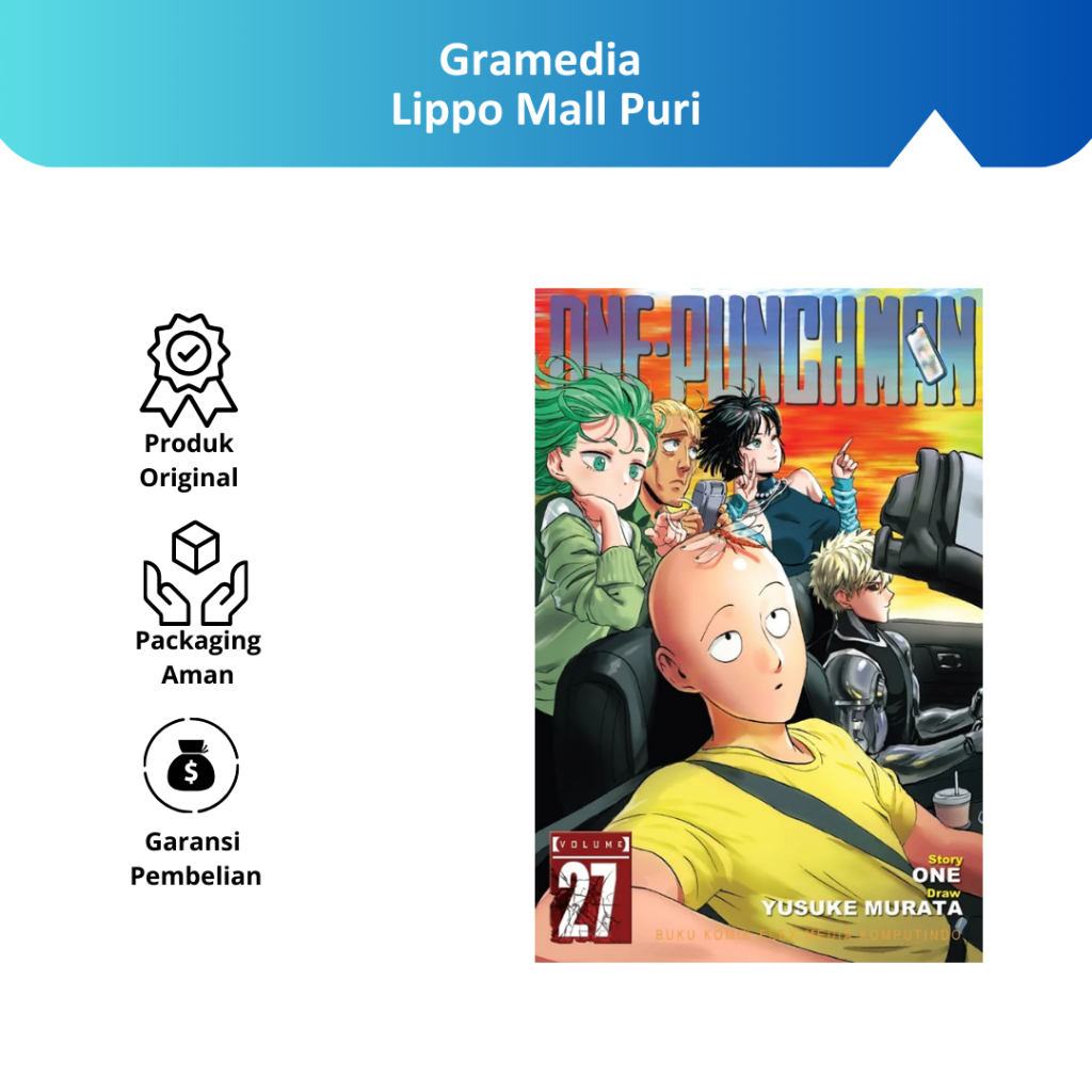 Jual Gramedia Lippo Mall Puri - One Punch Man 27 | Shopee Indonesia