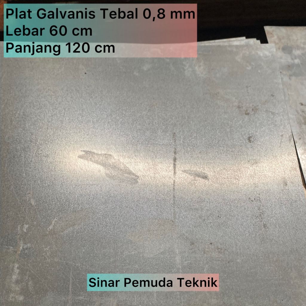 Jual Plat Galvanis Tebal 0.8 mm Lebar 60 cm Panjang 120 | Shopee Indonesia