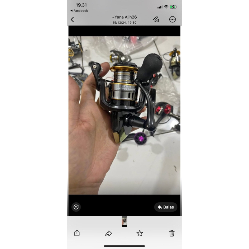 Jual REEL PANCINGAN LAUT SUNGAI BAGAN DANAU EMPANG HE 1000 | Shopee ...