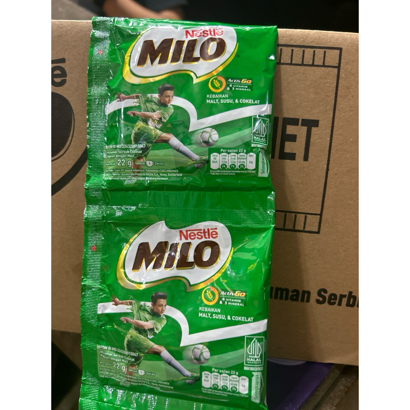 Jual Milo sachet 22 gram isi 10 pcs | Shopee Indonesia