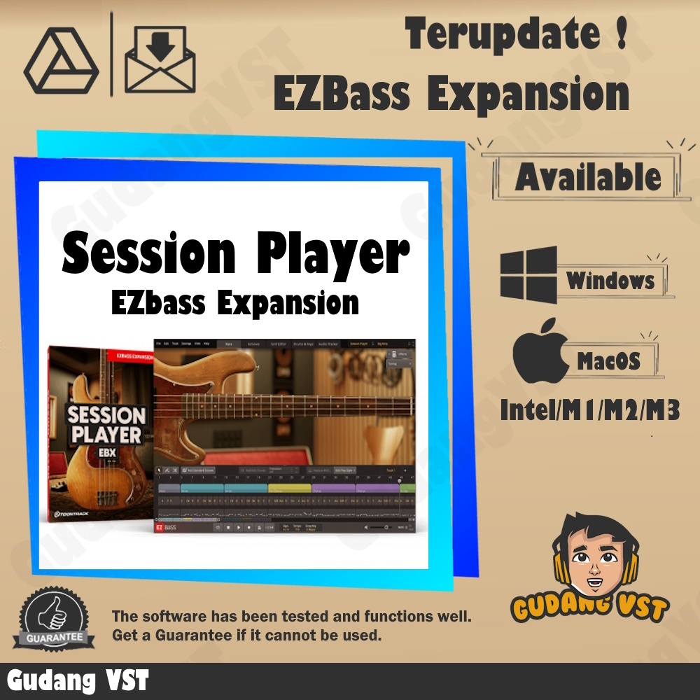 Jual Session Player EZBass Expansion EBX WINDOW / MAC Terbaru | Shopee Indonesia