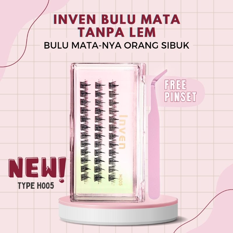 Jual 《TANPA LEM》 H005 Bulu Mata Palsu LANGSUNG TEMPEL INVEN Premium Eyelash Mega Volume Look ...