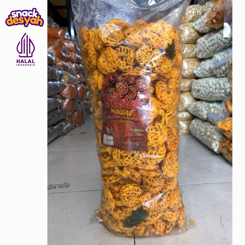 Jual KERUPUK SEBLAK MAWAR RAFAEL ( 1 BALL 1,5KG ) / KERUPUK KEKINIAN ...