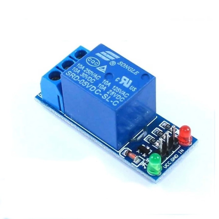 Jual Relay Module 5V 1 Channel Untuk Arduino Modul Relay 5V | Shopee ...