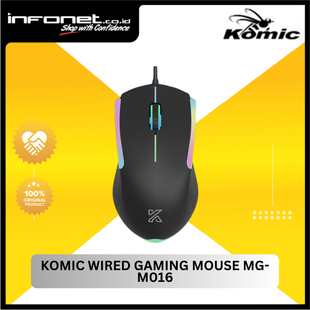 Jual Mouse Gaming RGB KOMIC MG-M016 | Shopee Indonesia