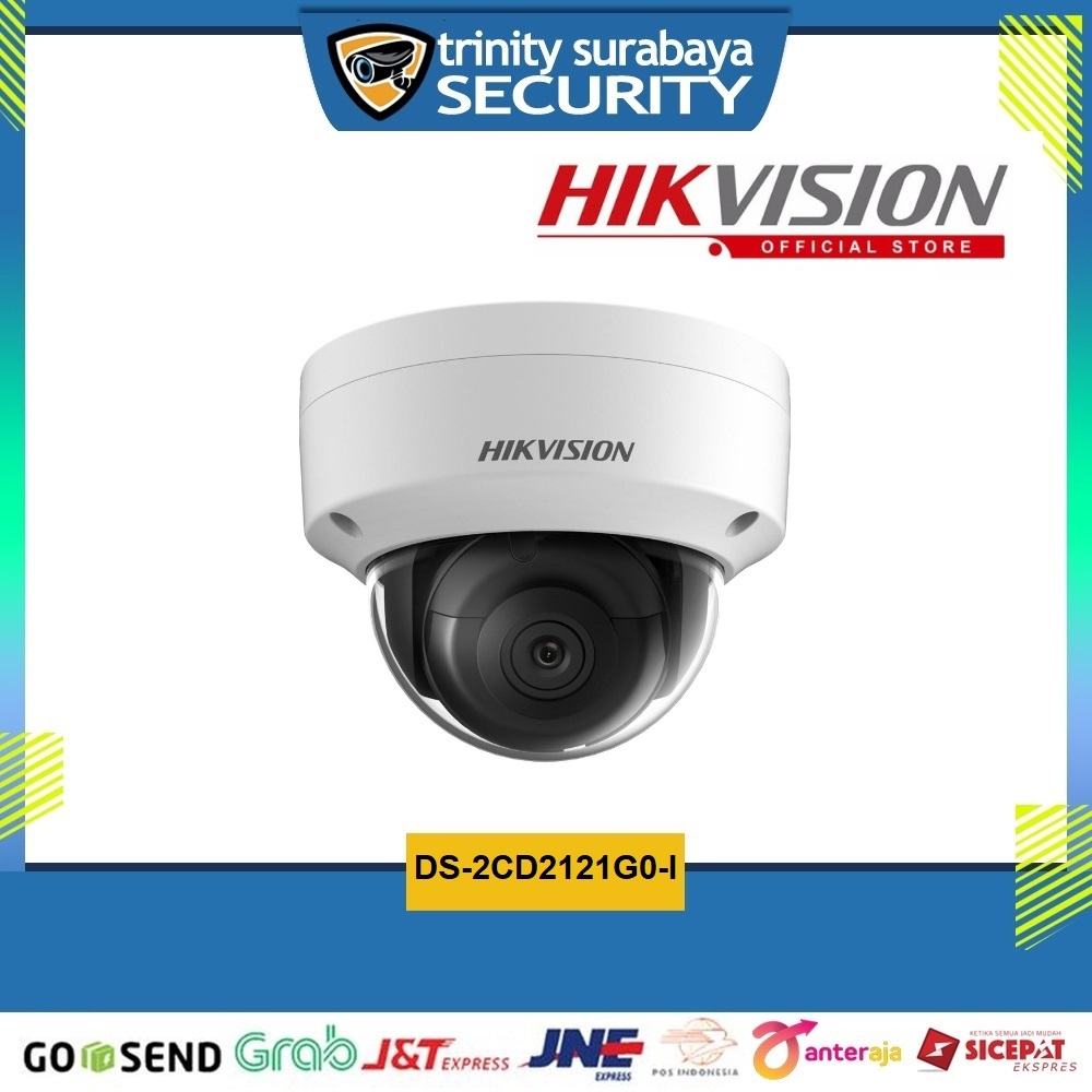 Jual IP Camera DOME CCTV Hikvision DS-2CD2121G0-I 2MP | Shopee Indonesia
