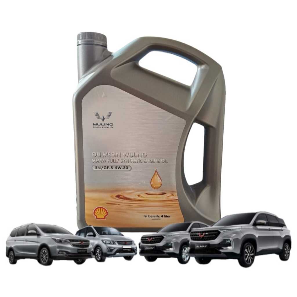 Jual Oli Mesin 5W30 Wuling Almaz Confero Cortez Alvez Formo SGMW SN GF ...