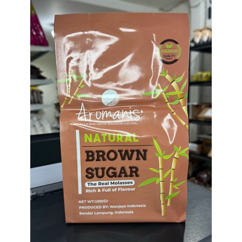 Jual Aromanis natural brown sugar 1kg | Shopee Indonesia