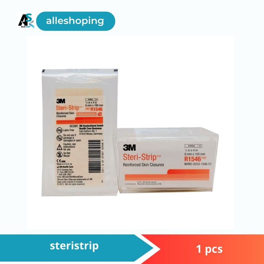 Jual Steri strip 3M R1546 plester luka robek Tanpa Jahit | Shopee Indonesia