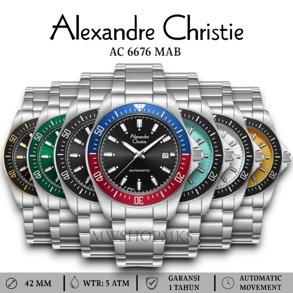 Jual Jam Pria Alexandre Christie AC6676 AC 6676 Original Garansi Resmi ...