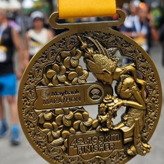 Jual Medali/ Mendali finisher Maybank Bali Marathon 2023 - 42K | Shopee ...