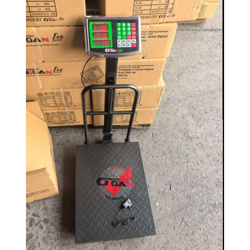 Jual Timbangan lantai merek gigan kapasitas 500kg | Shopee Indonesia