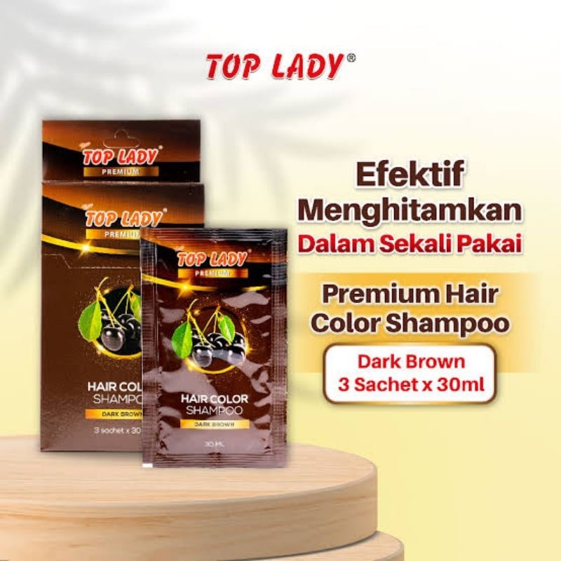 Jual TOP LADY New Premium Dark Brown Sachet 30 ML | Shopee Indonesia