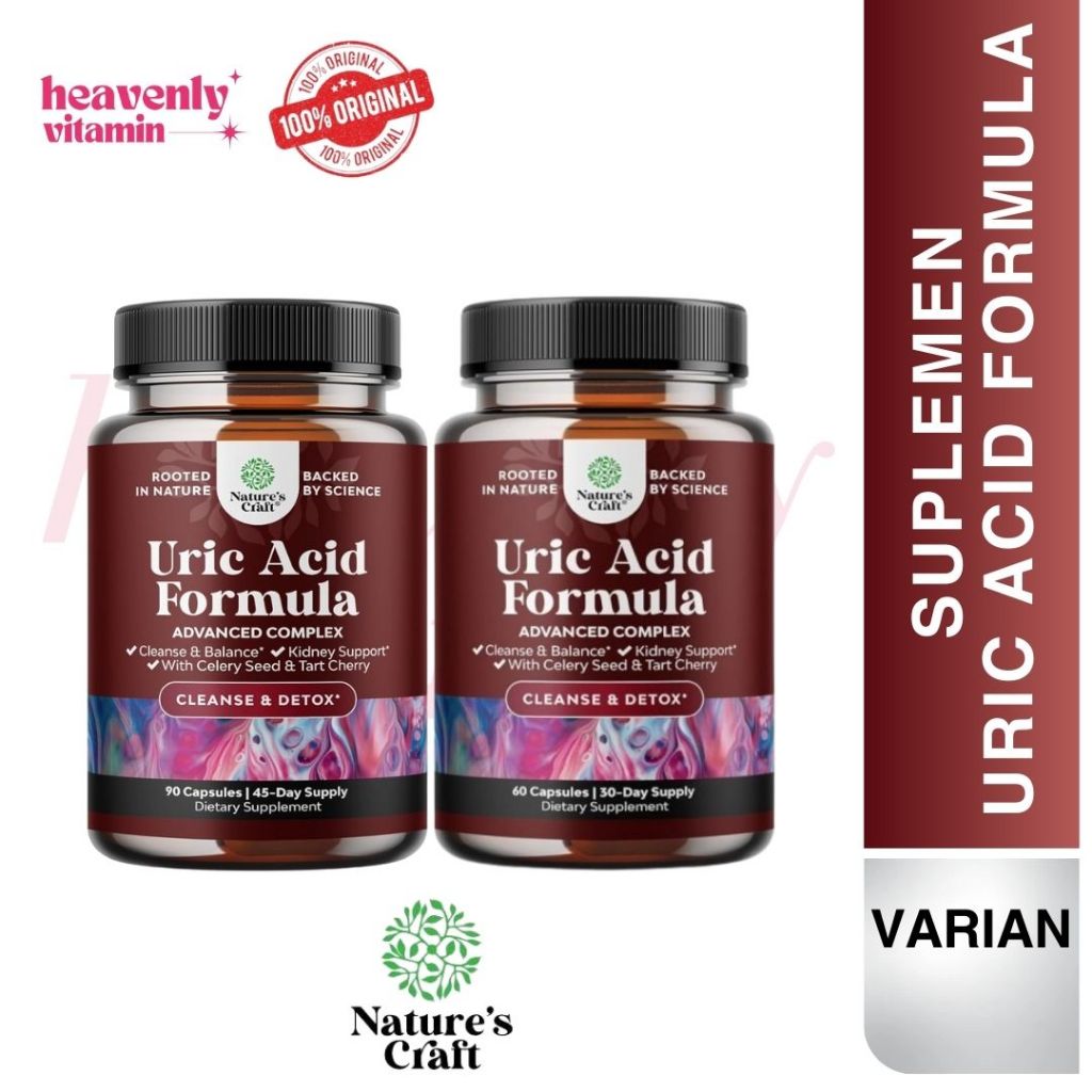 Jual Natures Nature's Craft Uric Acid Formula Cleanse and Detox - 60 ...