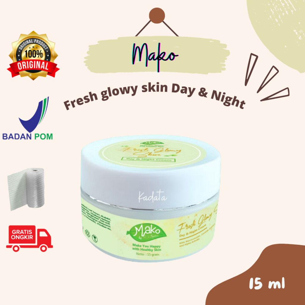 Jual MAKO BY SERIS FRESH GLOWY SKIN DAY & NIGHT CREAM 15 GR | Shopee ...