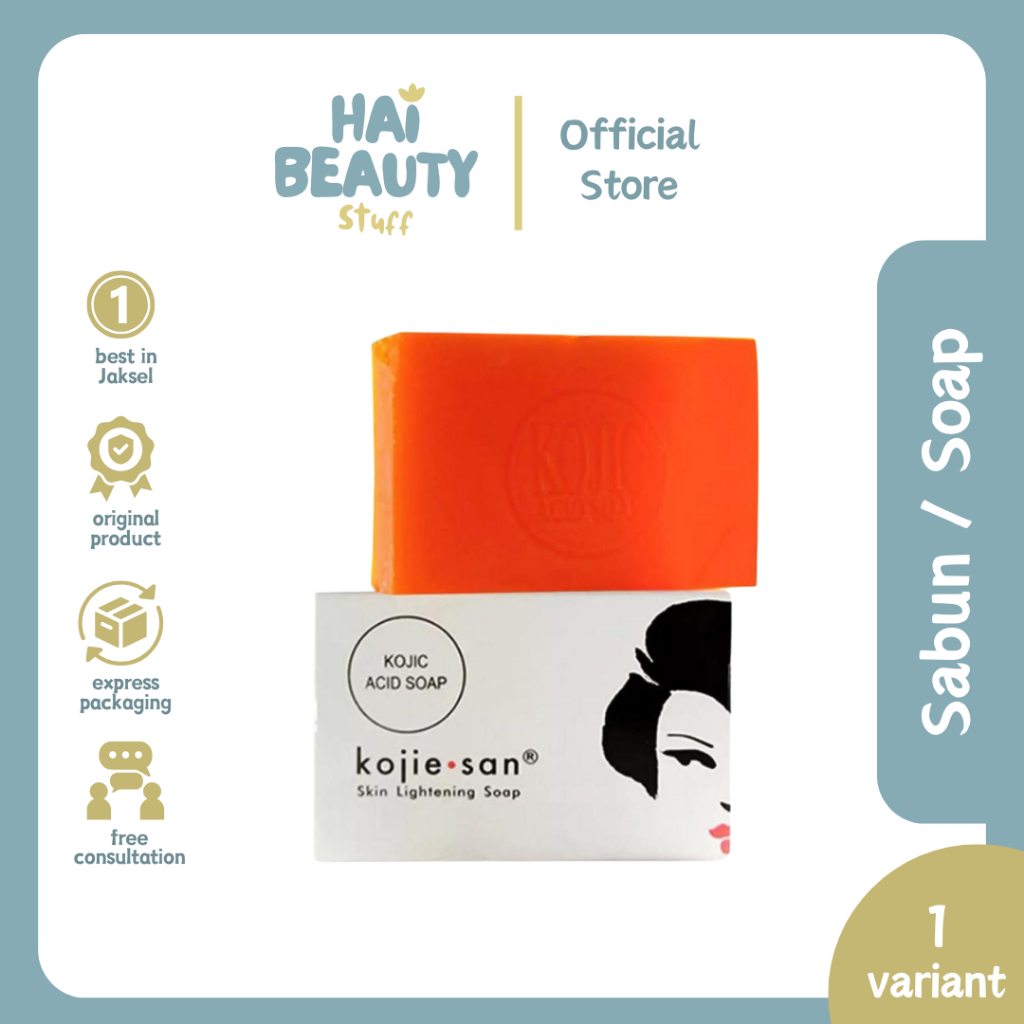 Jual Kojie San Kojic Acid Soap 65g - Sabun Oren Kojic Acid Kojisan 100% ...