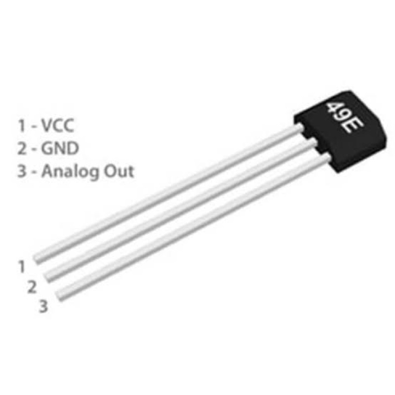Jual Sensor (2pcs) 49E OH49E S49E SS49E TO-92 Linear Hall Effect Sensors Magnetic Detector 3 ...