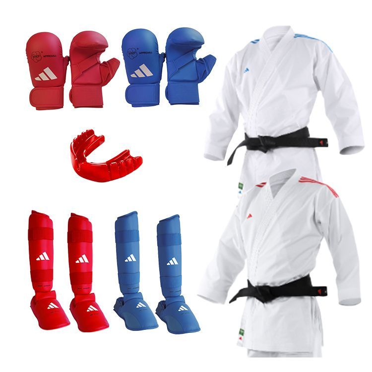 Jual Adidas Profesional Set Karate Kumite Bundle Lengkap | Shopee Indonesia
