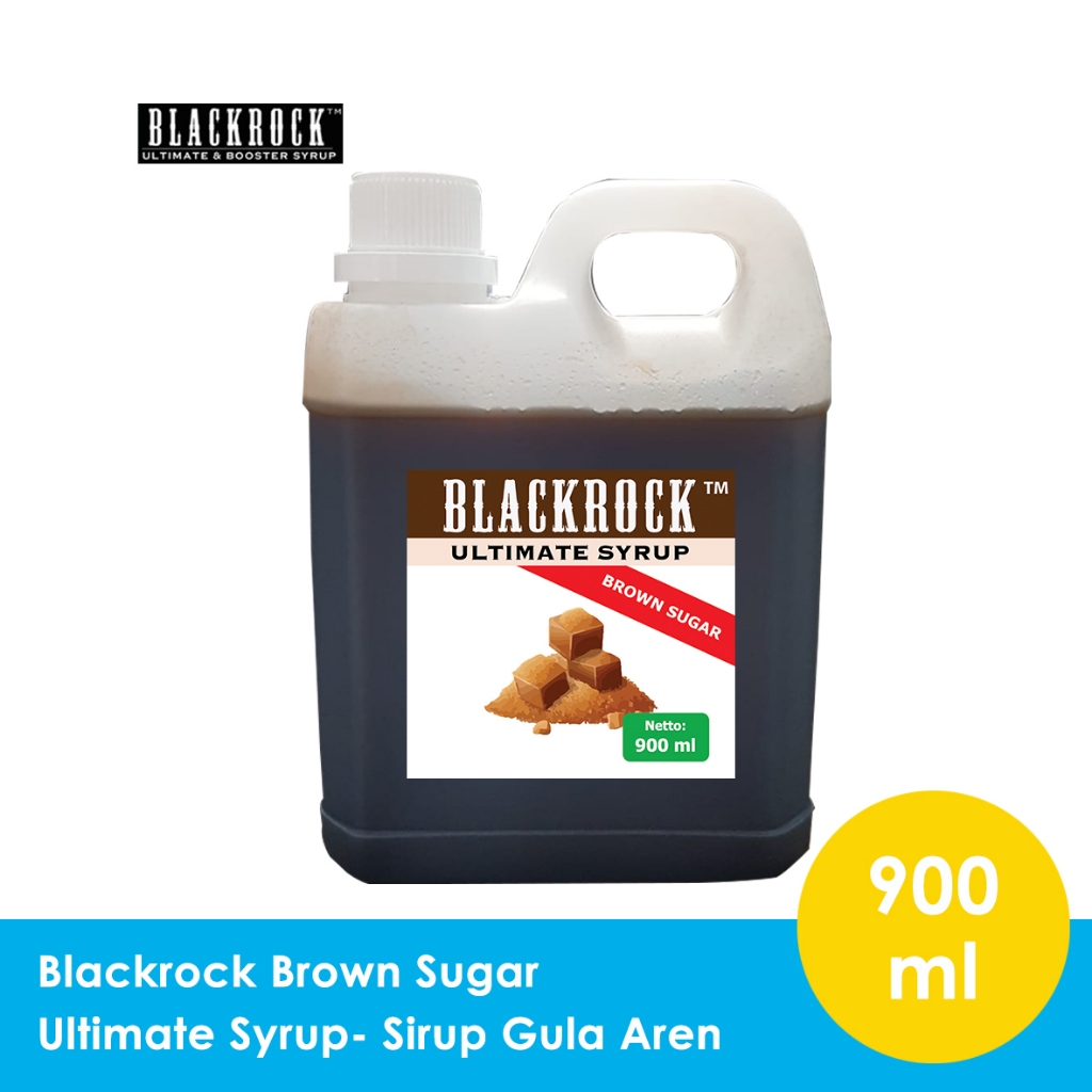 Jual Blackrock Brown Sugar Ultimate Syrup 900 ml - sirup gula aren ...