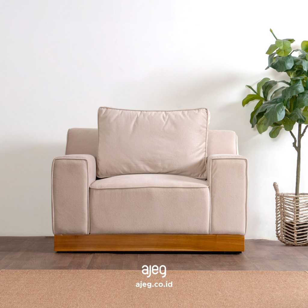 Jual AJEG.CO.ID X KINAMI Sofa 1 Seater New Shizu | Shopee Indonesia