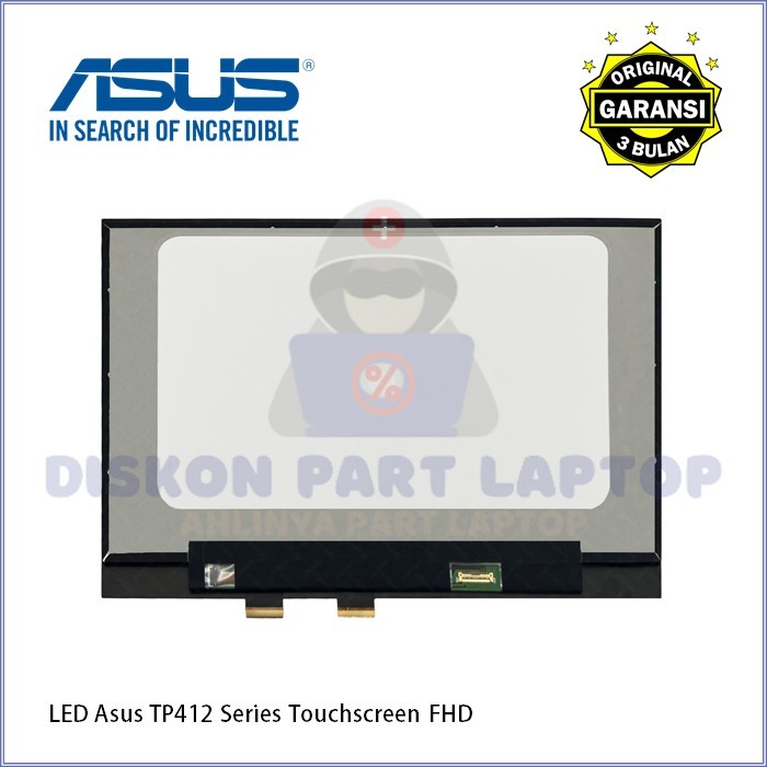 Jual LED LCD TOUCHSCREEN ASUS VIVOBOOK FLIP 14 TP412 TP412UA TP412F ...