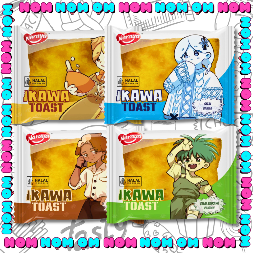 Jual Naraya Ikawa Toast | Roti Panggang isi Coklat, Cheese, Srikaya ...