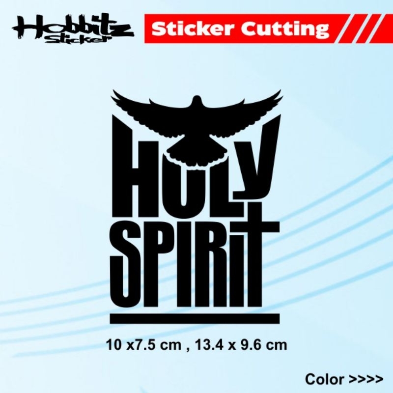Jual Stiker Rohani Kristen Holy Spirit Sticker Cutting Bahan Reflektif ...