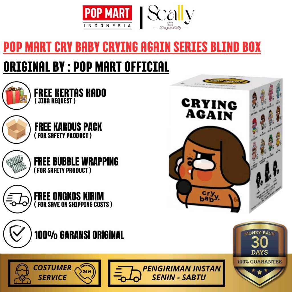 Jual Cry Baby Crying Again Series Blind Box Action Figure | Shopee ...