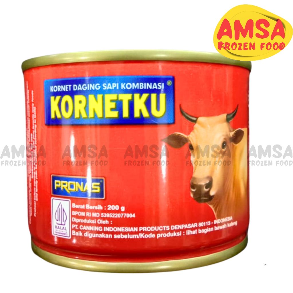 Jual Kornetku Pronas Corned Beef 200 gr / Kornetku Pronas Kornet Sapi ...