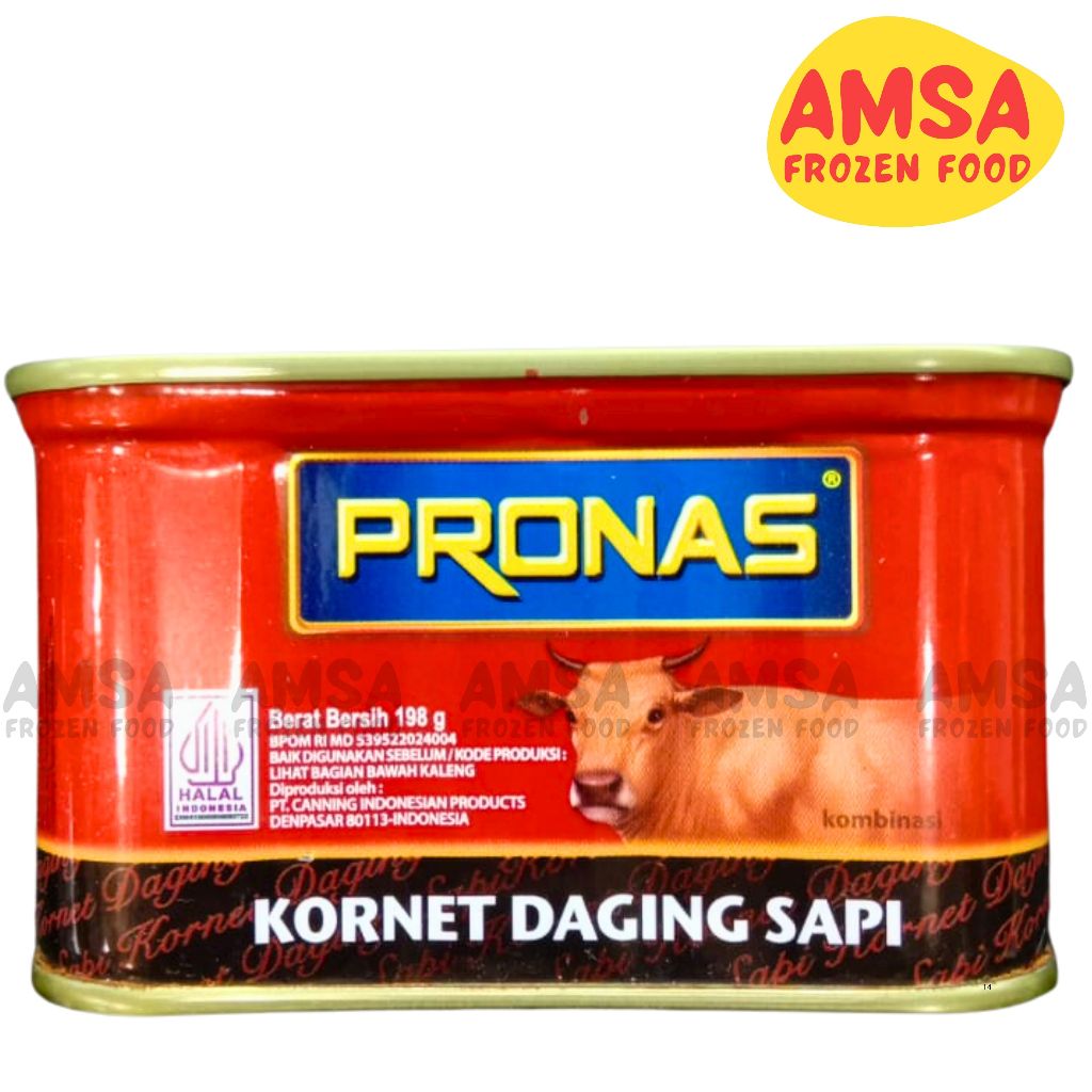Jual Pronas Kornet Daging Sapi 198 gr | Pronas Kornet Sapi Kaleng 198 ...