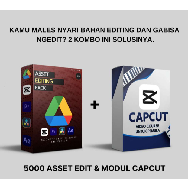 Jual 5000+ BAHAN EDITING PACK & MODUL CAPCUT | Shopee Indonesia