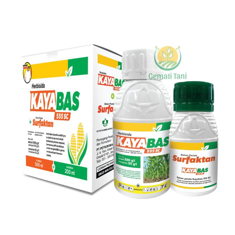 Jual KAYABAS 555SC 500ml, Herbisida sistemik pra dan purna tumbuh ...