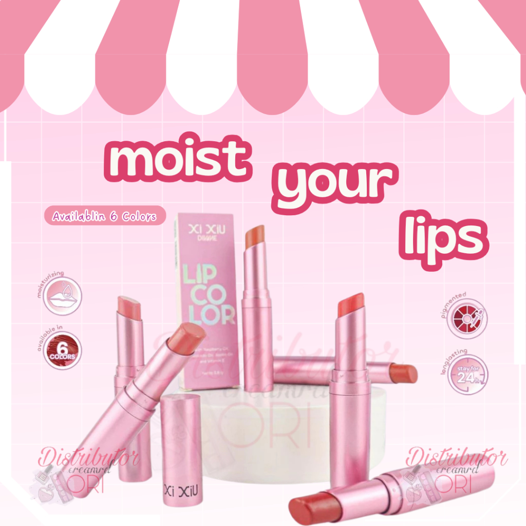 Jual Xi Xiu Divine Lip Color - Lipstick Lip Color with Raspberry Oil ...