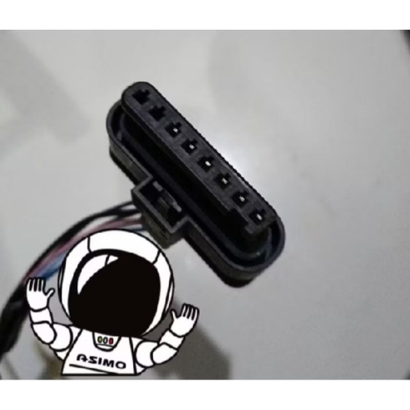 Jual soket pin 8 oroginal toyota new fortuner innova zenix hilux croos ...